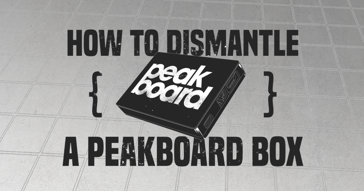 Home [how-to-dismantle-a-peakboard-box.com]